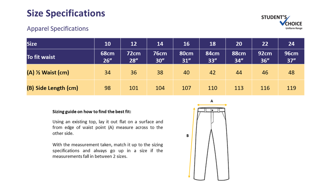 Pants – State Schools' Relief Online Store